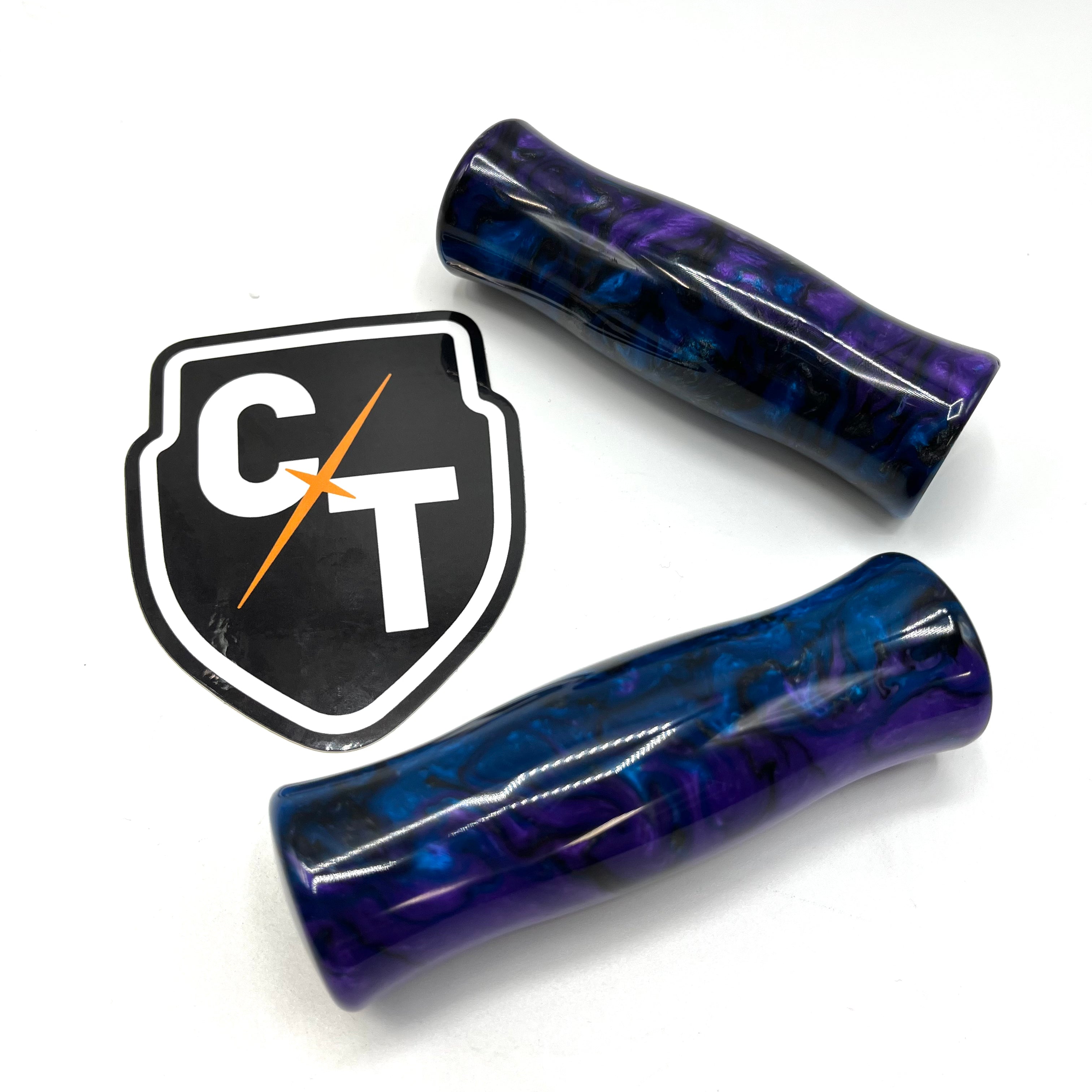 PURPLE BLUE ACRYLIC CONTOUR GRIP – CTNEWMAN ENGINEERING