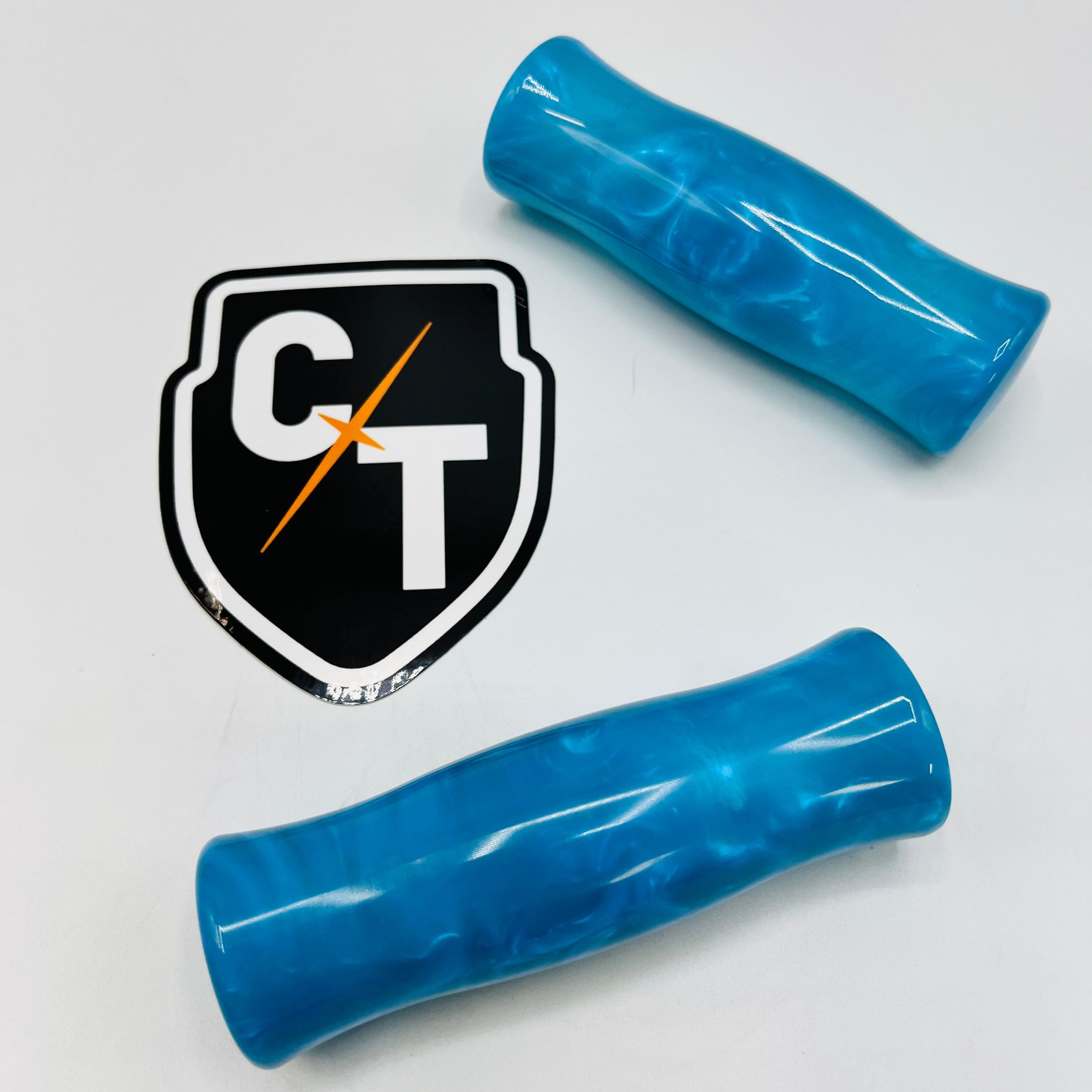 TWIN BLUE ACRYLIC CONTOUR GRIP – CTNEWMAN ENGINEERING