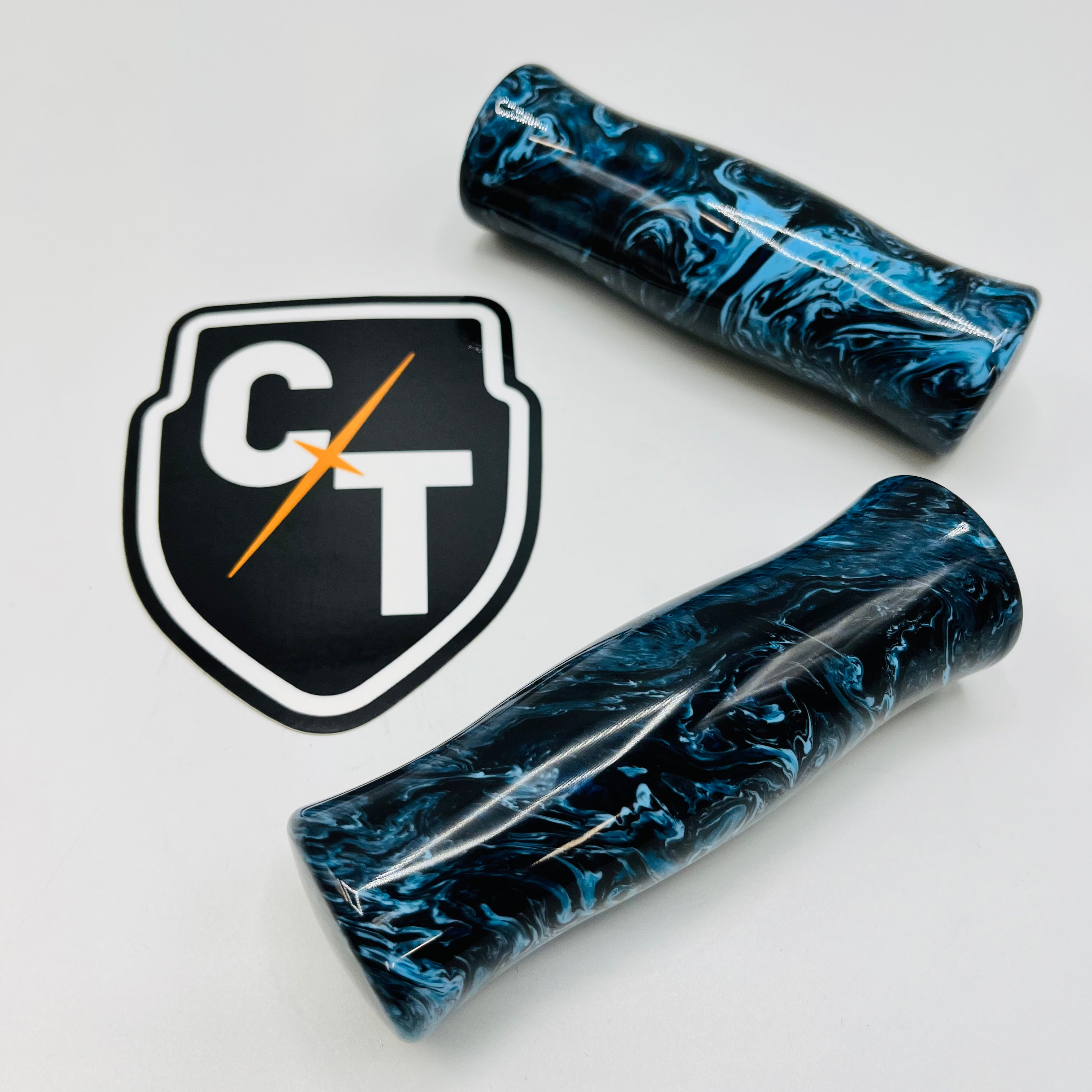 BLUE DEEP SEA ACRYLIC CONTOUR GRIP – CTNEWMAN ENGINEERING